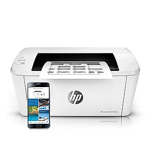 HP Laserjet Pro M15w C Single-Function Wireless Monochrome Laser Printer for Business Office - Print Only - 19 ppm, 600 x 600 dpi, 8.5" x 11" Letter, 150-sheet Capacity, Compatible with Alexa