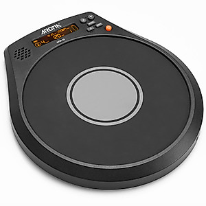 Ueteto Electronic Drum Practice Pad,Portable and Rechargeable with Vocal Counting Built in Metronome, 3 Practicing Modes, Earphone Output for Kids Beginners and Professional Drum Players