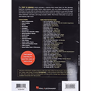 First 15 Lessons - Electric Guitar - A Beginner's Guide Book/Online Media
