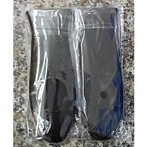 2 Pack Silicone Pan Handle Sleeve, Heat Resistant Cast Iron Skillet Handle Covers for Pots and Pans, Assist Handle Holder Grip for Kitchen Frying Griddles Cookware (Black)