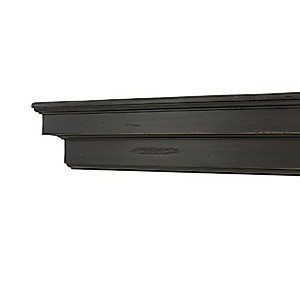 Pearl Mantels 497-60-20 Celeste Mantel Shelf, 60", Espresso Finish