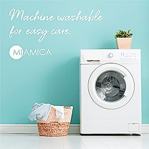 MIAMICA Foldable Travel Laundry Bag, 21'' x 22'', Fuchsia & White – Lightweight, Durable Design with Drawstring Closure