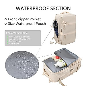 MOLNIA Large Travel Backpack for Women & Men with Shoe Compartment, Airline Approved Carry on Backpack 17.3" Laptop Backpack with USB Port Casual Daypack for Work, Business, College