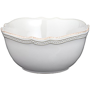 Lenox White French Perle Bead Square 4Pc Place Setting, 6.90 LB