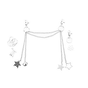 Youndcc Ita Bag Chain Ita Bag Accessories DIY Accessories Ita Bag Decoration Pins, Cosplay,Comic Con WHITE