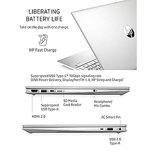 HP Pavilion 15 Laptop, 11th Gen Intel Core i5-1135G7 Processor, 8 GB RAM, 515 GB SSD Storage, HD IPS Micro-Edge Display, Windows 10 Home, Compact Design, Long Battery Life (15-eg0010nr, 2020)