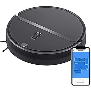 roborock E4 Mop Robot Vacuum with Route Planning, 2000Pa Suction,Optimized Edge Cleaning, Voice and APP Control, Perfect for pet Hair(Renewed)