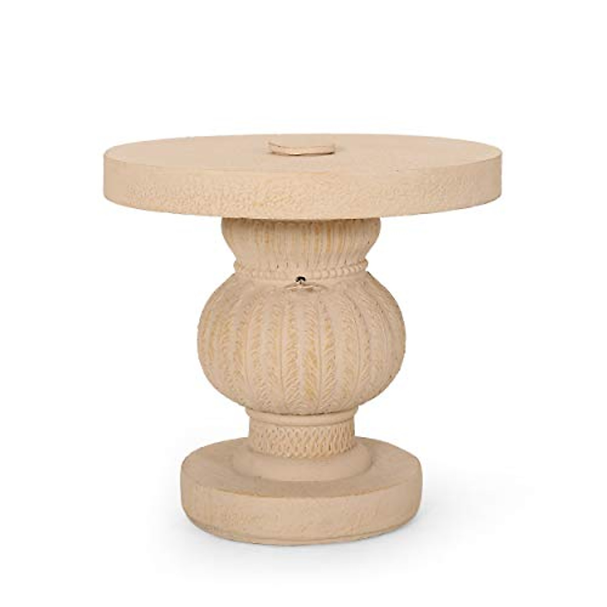 Christopher Knight Home Umbrella Side Table, Beige