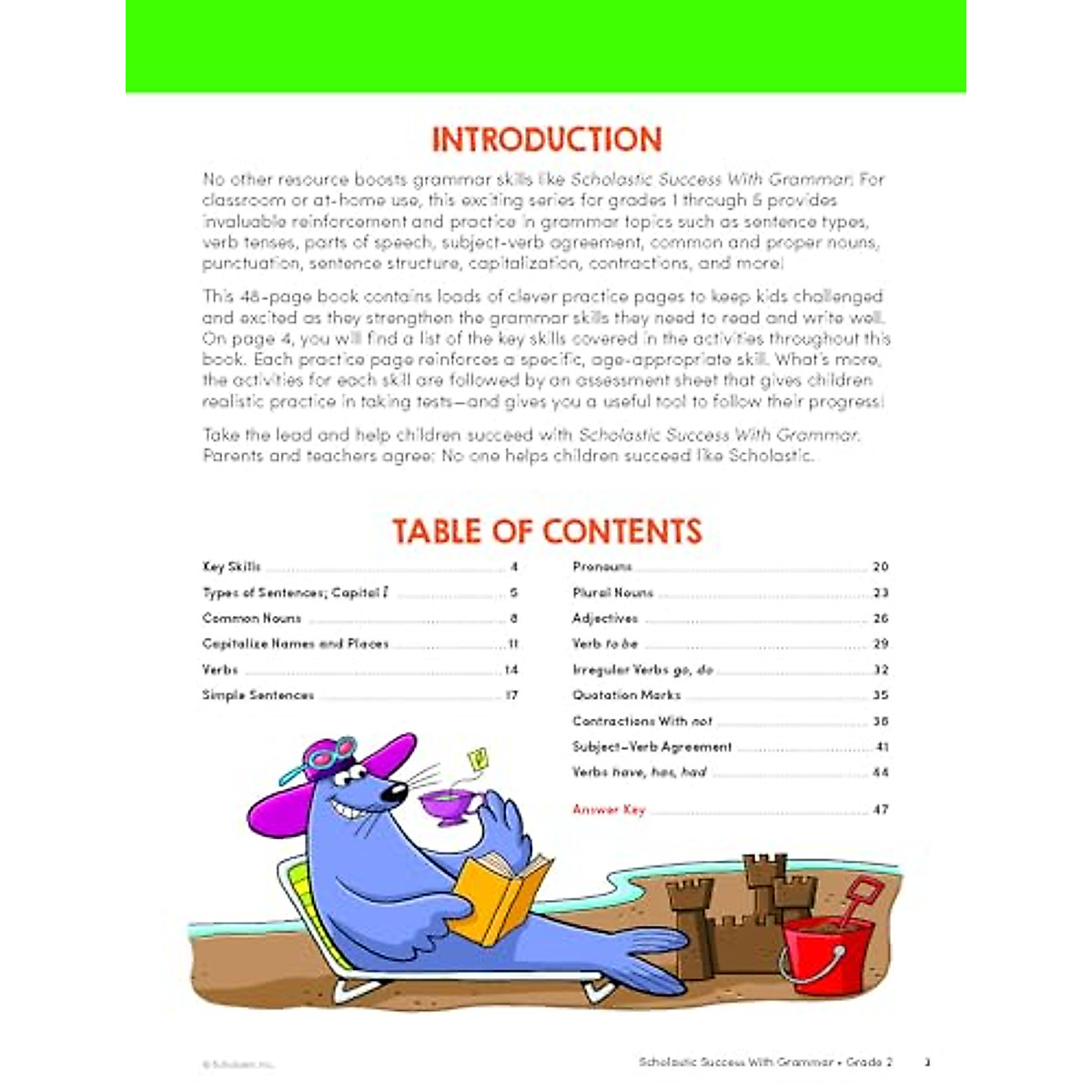 Scholastic Success with Grammar Grade 2 Workbook