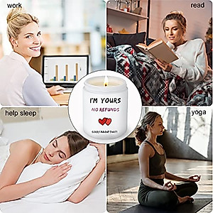 Lavender Candle- Funny Gifts for Women Her, Romantic Birthday Gifts for Women Best Friends,Anniversary Birthday Mother's Day Christmas Gifts for Her,Him,Mom,BFF,Best Friends,Girlfriend,Couple, Sister