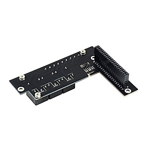 Coolwell Waveshare Quality 3-Ch(Channel) Relay Expansion Board Designed for Jetson Nano, Optocoupler Isolation Directly Pluggable Up to 2X Stackable