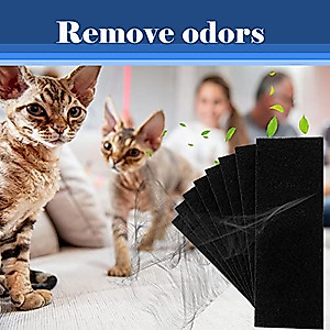 120 Pack Waste Drawer Liners Compatible with All Litter Box Robot Models, 9-11 Gallons Litter Box Liners, Plus 8 Pack Activated Charcoal Filters