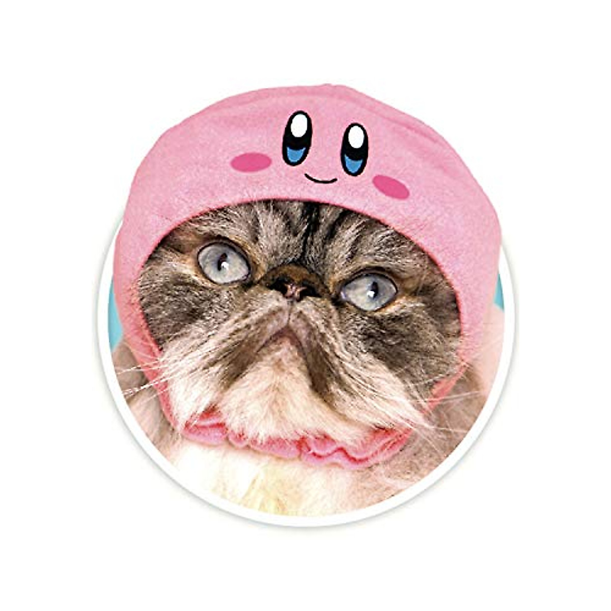 Kitan Club Cat Cap - Pet Hat Blind Box Includes 1 of 5 Cute Styles - Soft, Comfortable - Authentic Japanese Kawaii Design - Animal-Safe Materials, Premium Quality (Kirby)