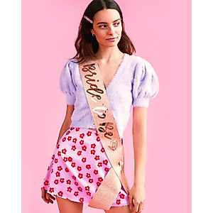 xo, Fetti Rose Gold Glitter Bachelorette Party Sash - Bride To Be | Bachelorette Party Decorations, Bridal Shower, Bride Gift