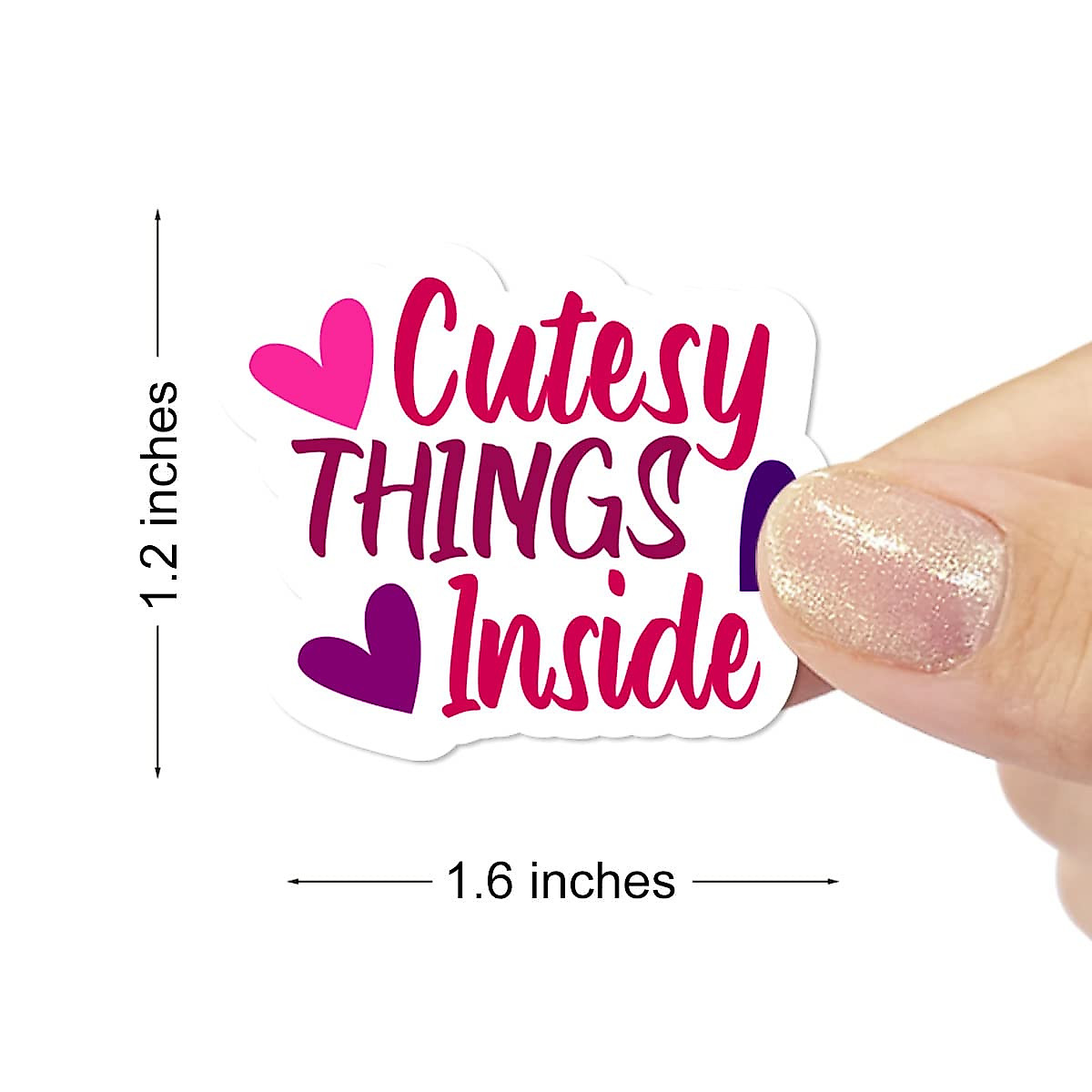 Wailozco Thank You Stickers, 500 Labels Per Roll, Handmade Stickers for Small Business, Online Retailers, Holiday Season Decorations