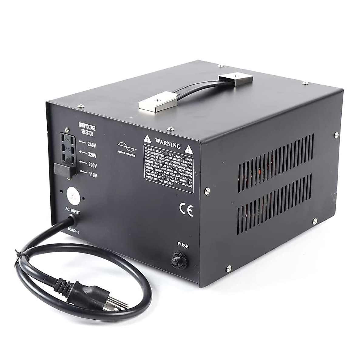 5000 Watt Voltage Converter Transformer- Heavy Duty Step Up & Step Down Power Converter, Convert 110-120V to 220-240V OR 220-240V to 110-120V– DC 5V USB Port(Four sockets)