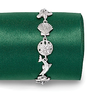 Ross-Simons Sterling Sea Life Bracelet