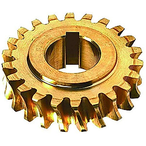 Huthbrother 51405MA Worm Gear & Gasket 51279MA for Craftsman SnowThrower 536886161 6Hp,536886120 5Hp 2 2Duel Stage snowblower-Brass 204167