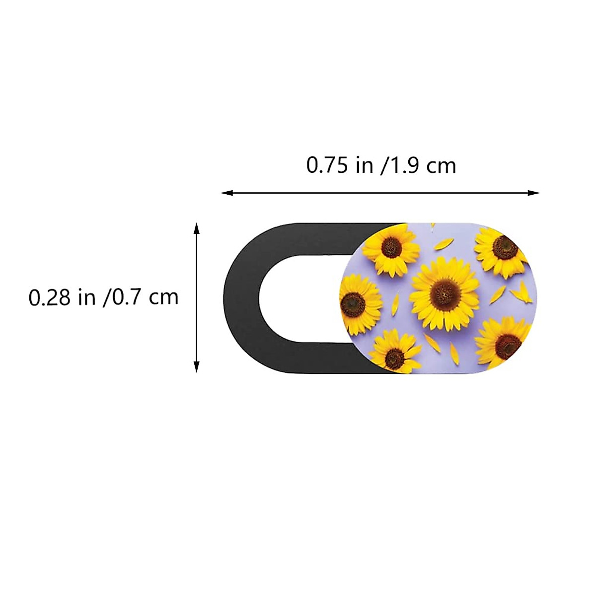 SOLUSTRE 21 pcs Camera Cover Privacy Webcam Cover Slide Tablet Camera lid Computer Webcam Cover Webcam Slider Webcam lid Computer Laptop Camera for Computer tabletd abs Lens Sunflower