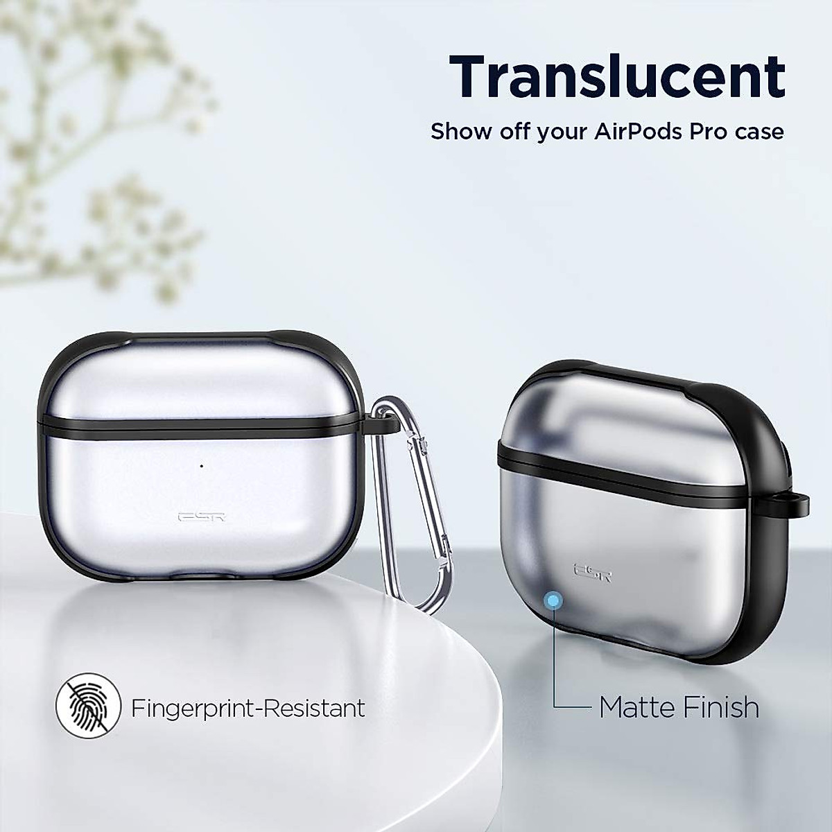 ESR Protective Case Compatible with AirPods 2019, Black