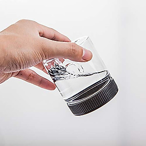 8oz Plastic Jars With Lids, Accguan Airtight Container for Food Storage, Clear Plastic Jars Ideal For Dry Food, Peanut Butter, Honey and Jam Storage, Set of 20