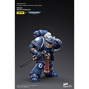 BLOOMAGE JOYTOY (BEIJING) TECH Warhammer 40k: Ultramarines Primaris Assault Vet Intercessor 1:18 Scale Action Figure