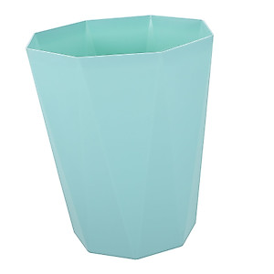 STOBOK Plastic Trash Bin Kitchen Trash Can Small Trash Can Home Garbage Can Plastic Rubbish Can Plastic Trash Can Plastic Waste Bucket Bathroom Trash Can Office Trash Can Garbage Bucket