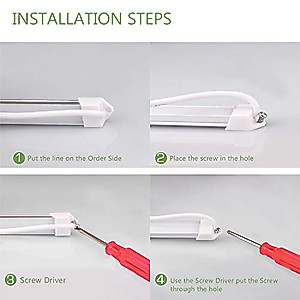 Qooltek Portable USB 60LED 7W Reading Strips Craft Light Eye-Care LED Desk Reading Lamp with Cool and Warm White Color Light Great for Craft Table, Pianos, Reading, Work Tables,DJ's, Music Stands