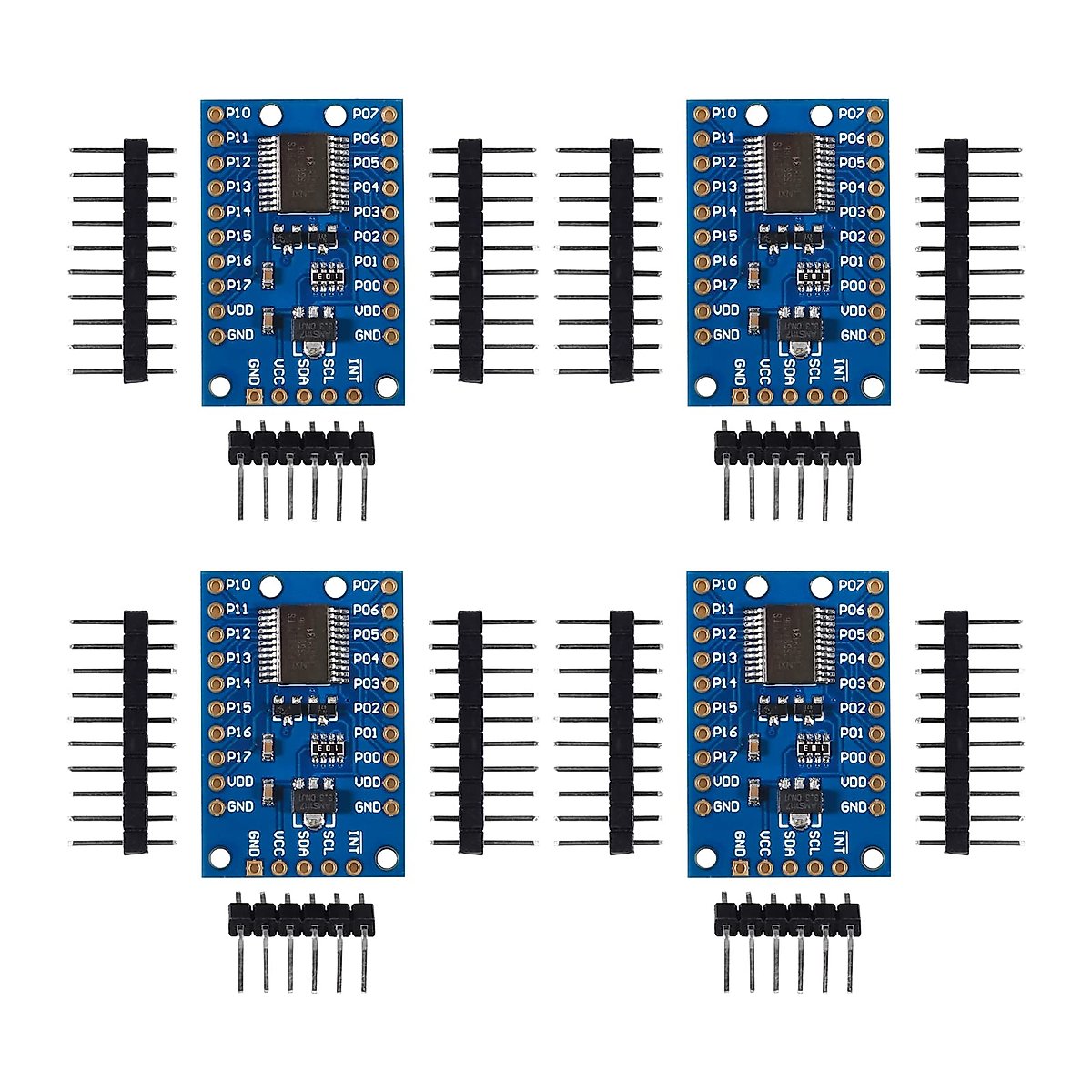 AITIAO 5Pcs PCF8575 IO Expander Board I2C to 16 IO IIC I2C I/O Extension Shield Module DC 2.5-5.5V I2C Communication Control 16 IO Ports