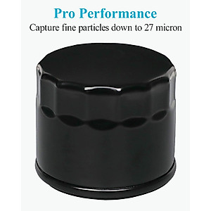 HOODELL 4 Pack 12 050 01-S Oil Filter, Professional Factory Oil Filter Fits Kohler Engine Troy Bilt Bronco 12 050 01 1205001-S 12 050 01-S1, Lawn Mower Oil Filter