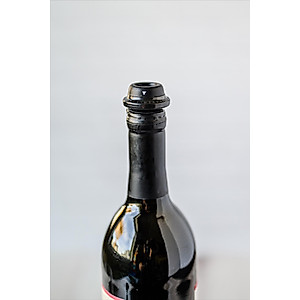 LEXABEL Wine Set - Unbreakable Tritan Wine Glasses Set of 2 with Bottle Opener, Aerator, Preserver & Stoppers - Perfect Accessories for Wine Lovers, Christmas & Halloween Wedding Gift (for Red Wine)