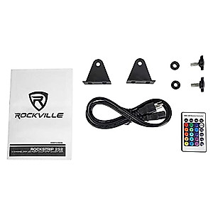 Rockville ROCKSTRIP 252 LED 5 Channel DMX RGB Color Strip DJ Wash Up Light Bar