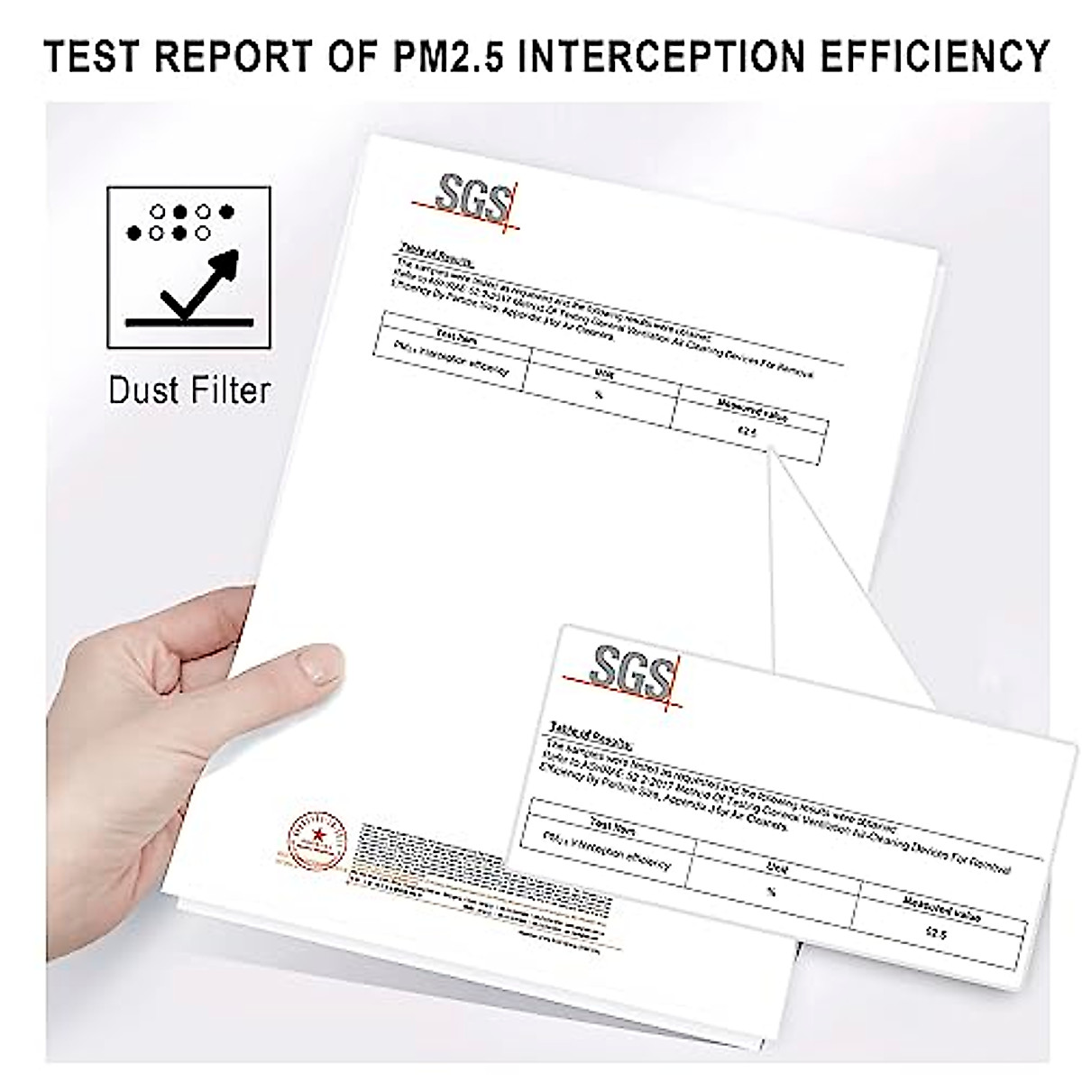 NICETOWN Noise Reduction & Mountain Fires, Sandstorms, Smog Filtering Curtains, Thermal Insulated Blackout Drapes, Energy Efficiency Window Curtains for Bedroom (Grey, 2 Panels, 52 W by 72 L)