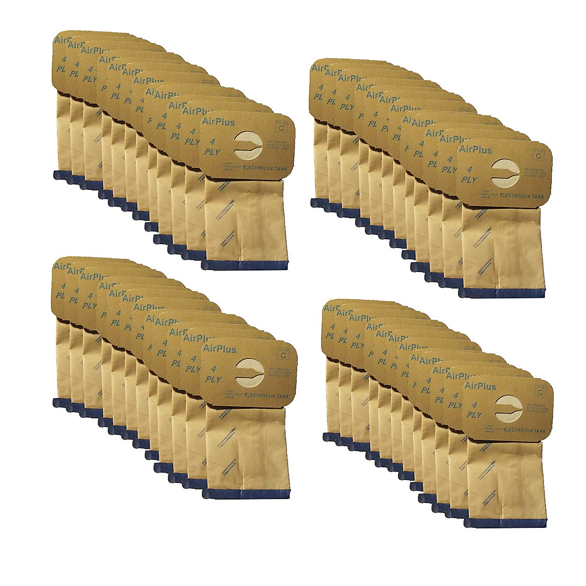 DVC 48 Tank Type C Canister Vacuum Cleaner Bags For Electrolux 4 Ply