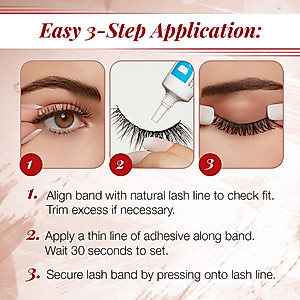 Ardell Strip Lashes Naked Lashes #421, 4 Pairs x 1-Pack