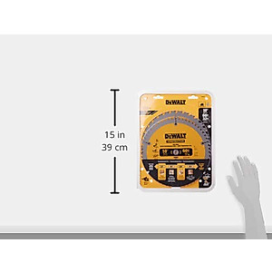 DEWALT 10-Inch Miter / Table Saw Blades, 60-Tooth Crosscutting & 32-Tooth General Purpose, Combo Pack (DW3106P5)