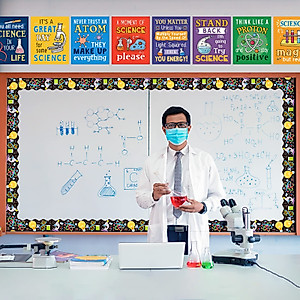 72 Feet Science Bulletin Board Borders Science Lab Border for Classroom Décor Back to School Office Party Decorations