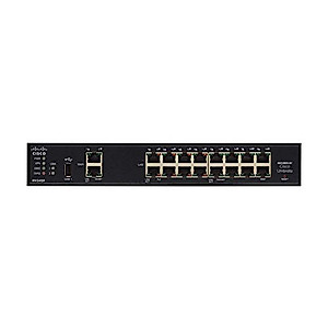 Cisco RV345P VPN Router | 16 Gigabit Ethernet (GbE) Ports | PoE | Dual WAN | Limited Lifetime Protection (RV345P-K9-NA)