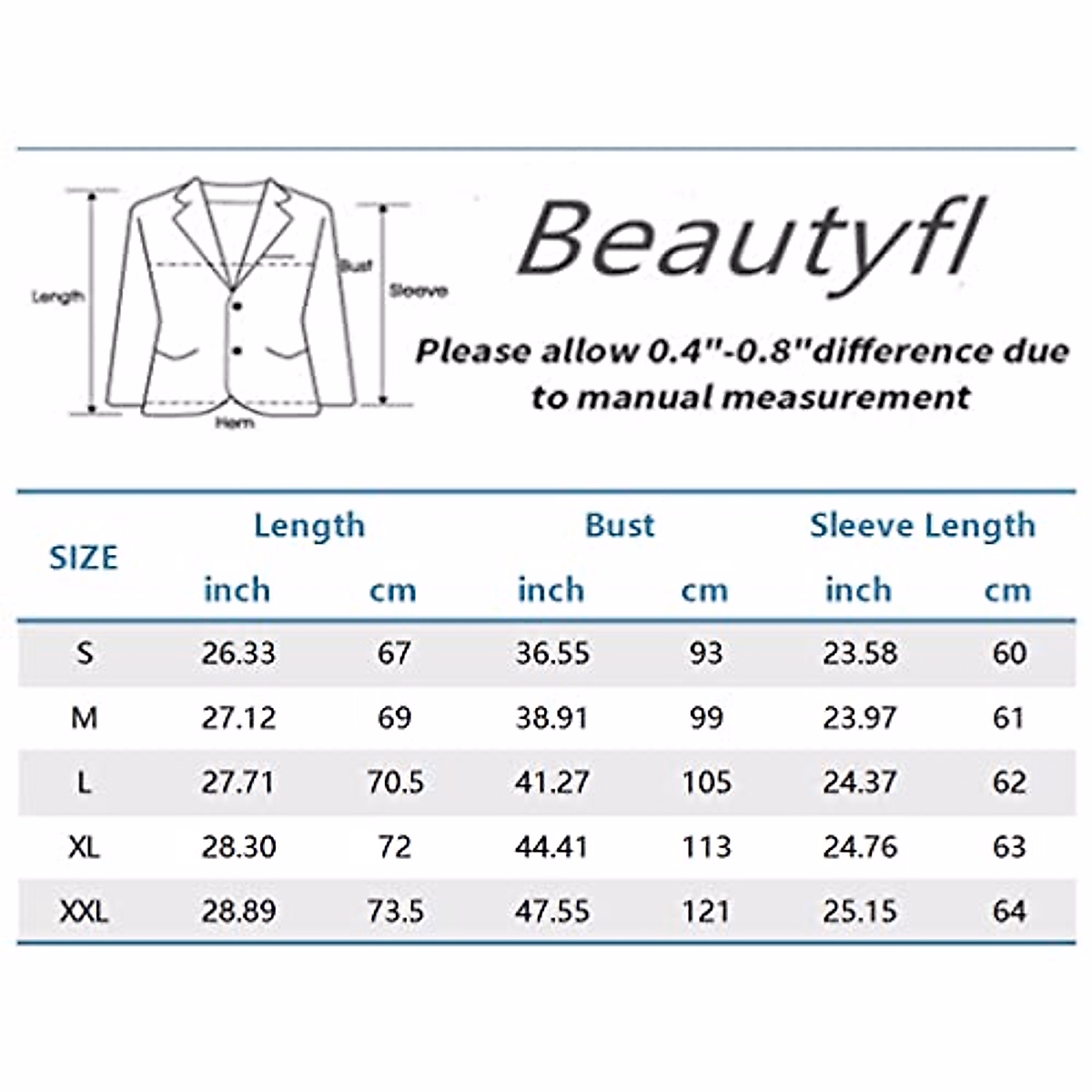 Hdieso Women's Solid Color Casual Long Sleeve Lapel Button Blazer Jacket Khaki