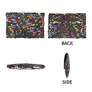 JNB Flat Sequin Envelope Clutch,Multi