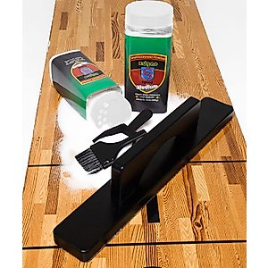 YDDS Shuffleboard Sand with Shuffleboard Brush - Shuffleboard Wax Set for Shuffleboard Table + Shuffleboard Brush + Mini Dustpan and Brush