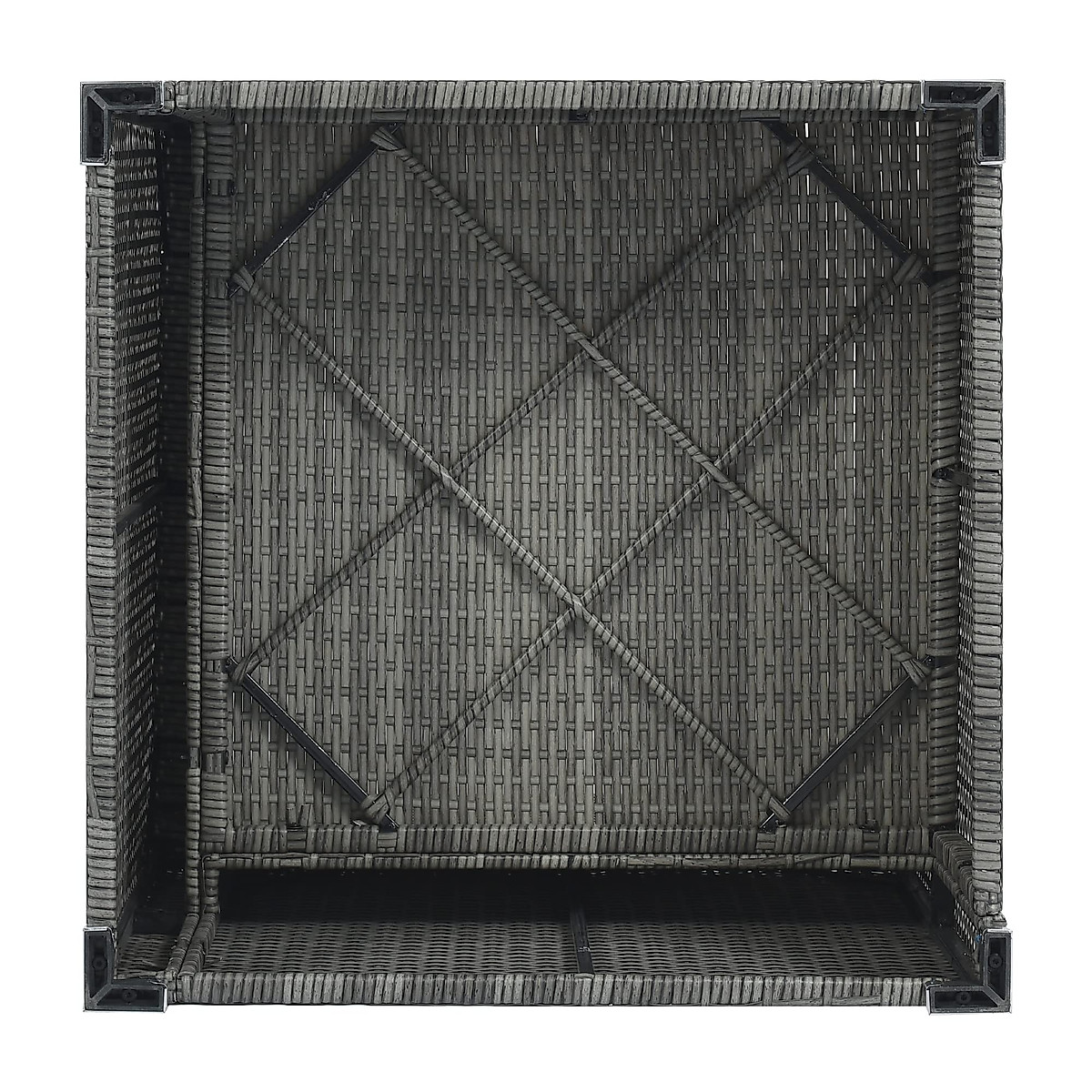 8-Pieces Outdoor PE Wicker Sectional Sofa Set, Outdoor Patio Furniture Sets with Coffee Table and Water Resistance Cushions, All-Weather Conversation Set for Garden Backyard Patio (Beige)