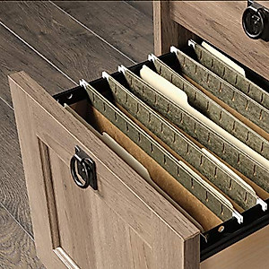 Sauder Graham Hill Desk, Salt Oak finish