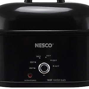 Nesco MWR18-13, Roaster Oven, 18 Quarts, Black