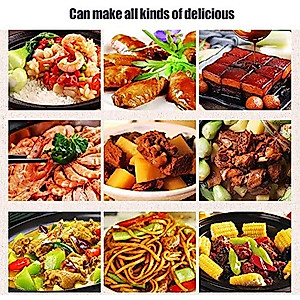 Ceramic Cooking Pot Cast Iron Pot with Lid Cast Iron Tagine Pot 20Cm,Tajine Cooking Pot with Enameled Cast Iron Base and Cone-Shaped Lid Lead Free Stew Casserole Slow Coo