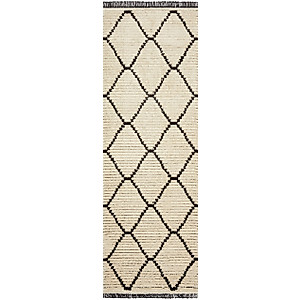 Chris Loves Julia x Loloi Alice Collection ALI-04 Cream / Charcoal 3'-8" x 5'-8" Accent Rug