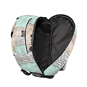 Flower Horse School Backpacks Blue Pony Student Backpack Big For Girls Boys Elementary School Shoulder Bag Bookbag Fairy Tale