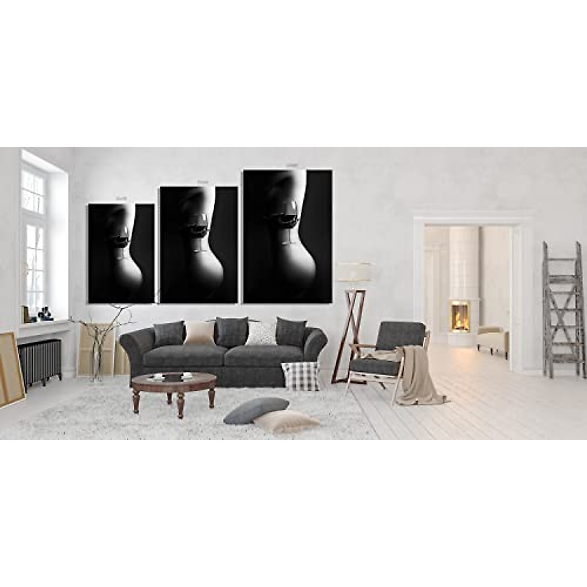 Wine Glow Art 40x60 inch Metal Print Fine Art photography by Ella Bar Photography.