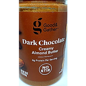 Good & Gather, Dark Chocolate Creamy Almond Butter, 1 LB (one pack)