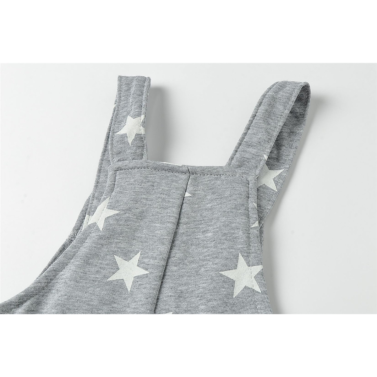 Mud Kingdom Baby Boys Overalls Cute Star 18-24 Months Gray